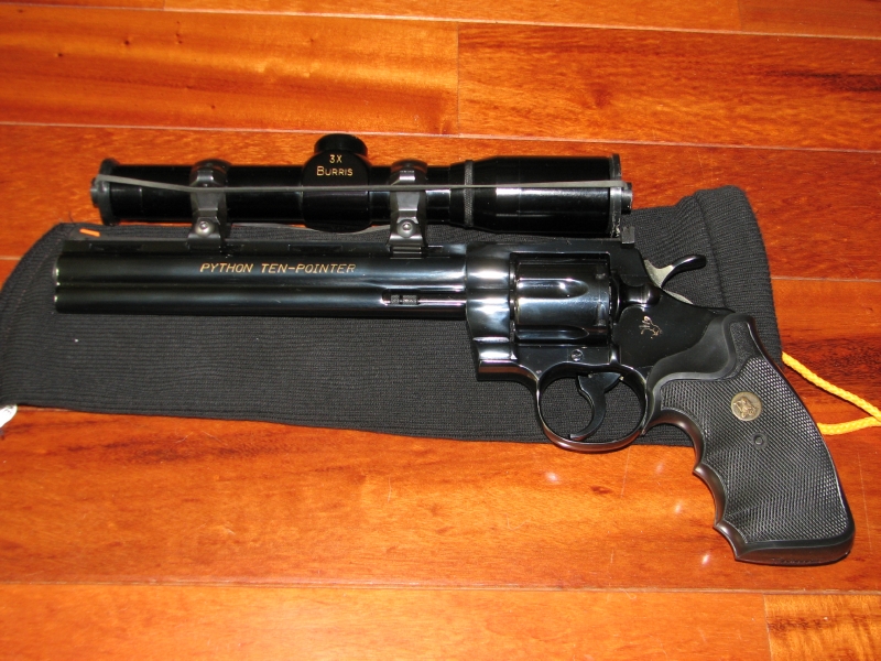 Colt Python Ten Pointer 357 Magnum For Sale at GunAuction.com - 11094550